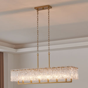 Mercer41 Harlune 6 - Light Rectangle Chandelier & Reviews | Wayfair